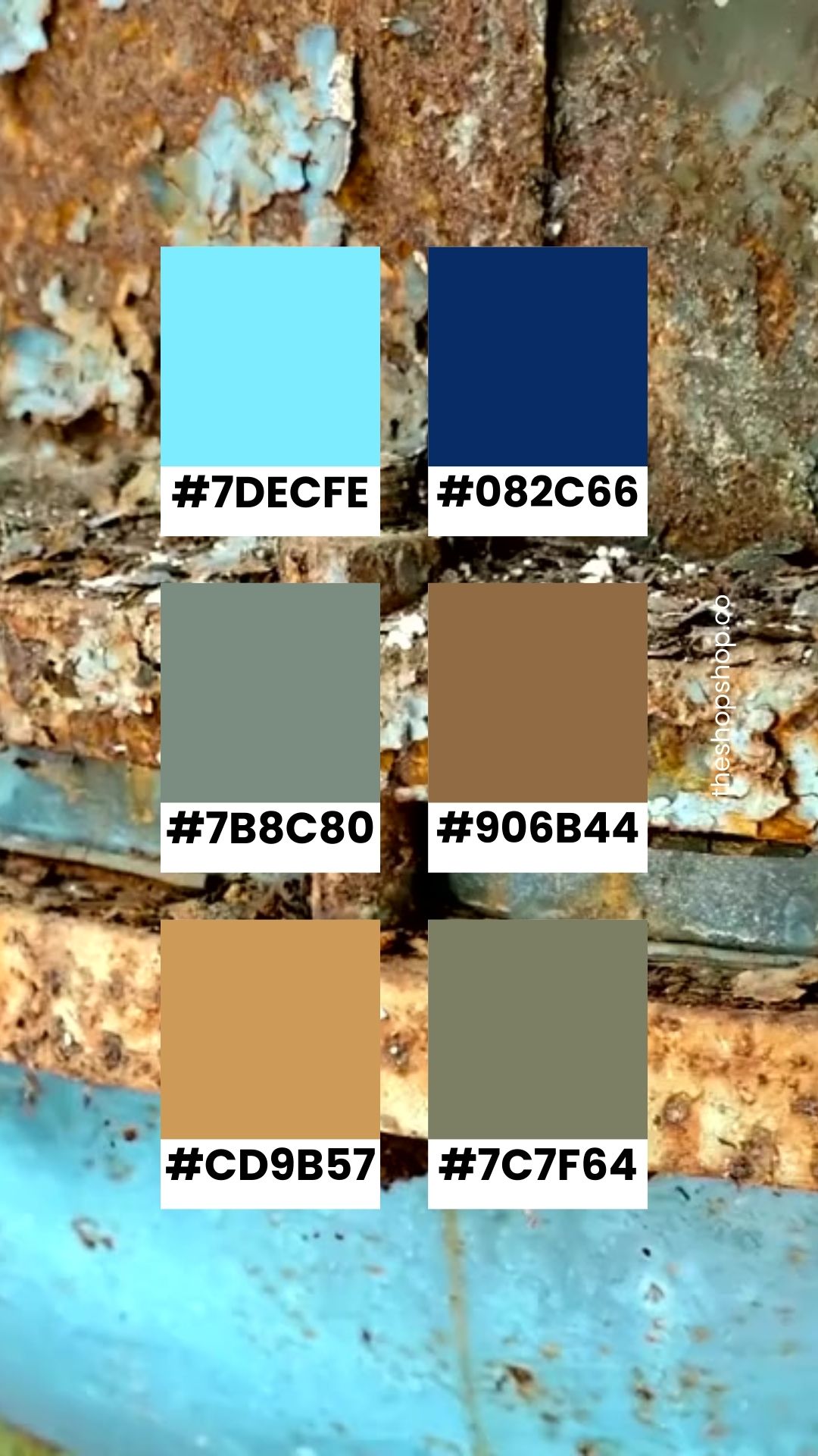 Cool, Industrial Color Ideas from a Website Builder - Hex Codes